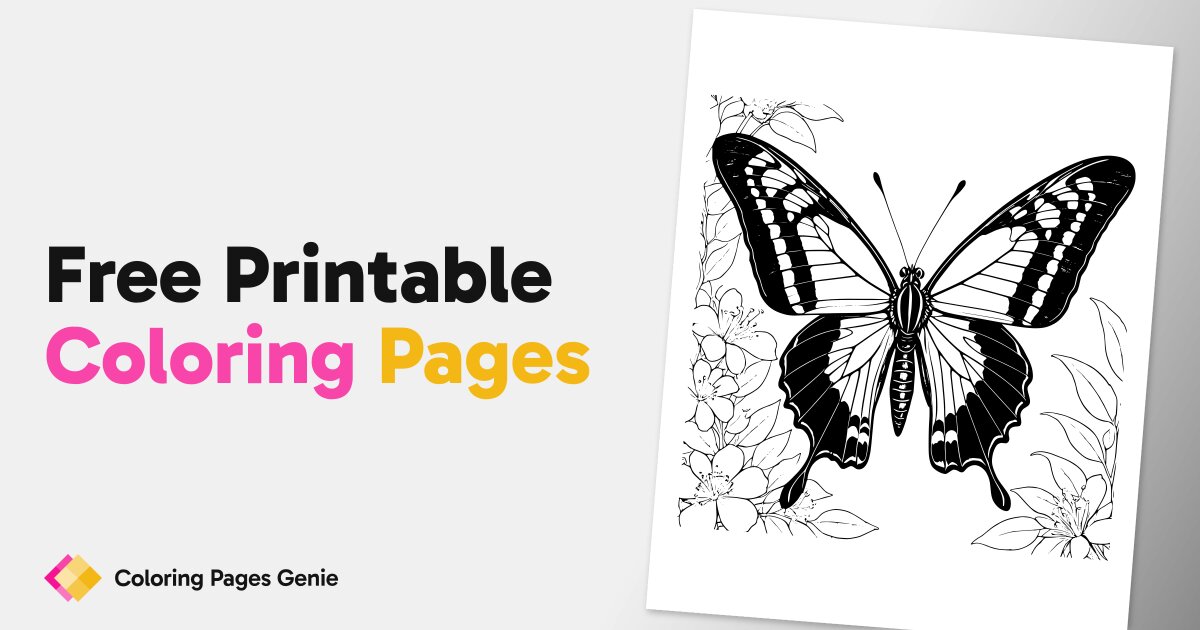 Queen Alexandra's Birdwing Butterfly Coloring Page - Free Printable ...